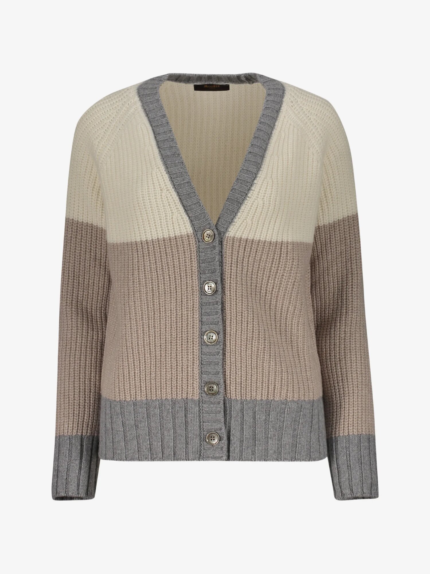 Кардиган Janine colour-block ribbed-knit cardigan