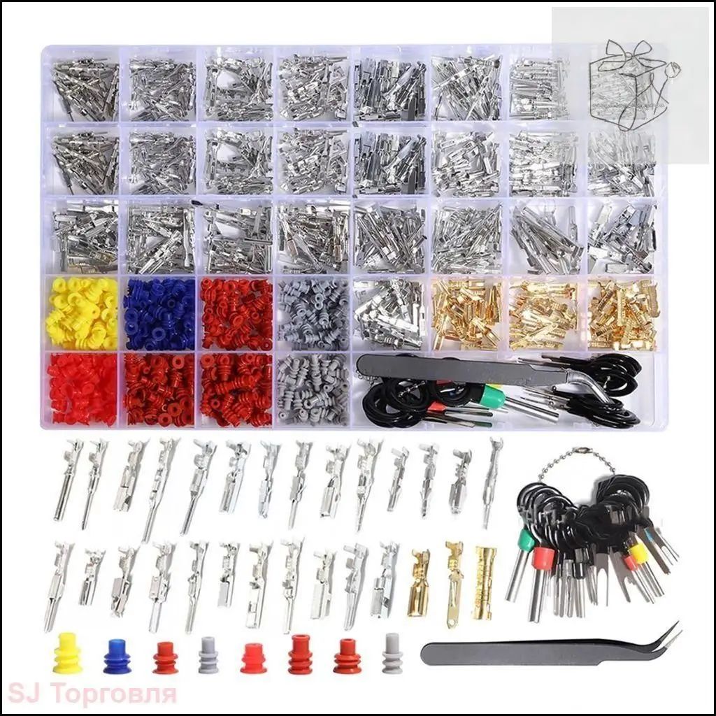Аксессуары для питания,950PCS обжимных разъемов типа 'мама-папа', 1 коробка