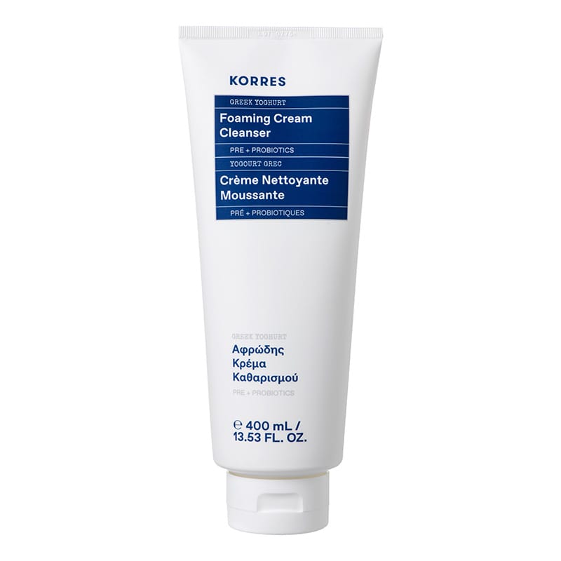 Средство для умывания Korres Greek Yoghurt Foaming Cream Cleanser Кремовый гель для умывания лица 400 мл