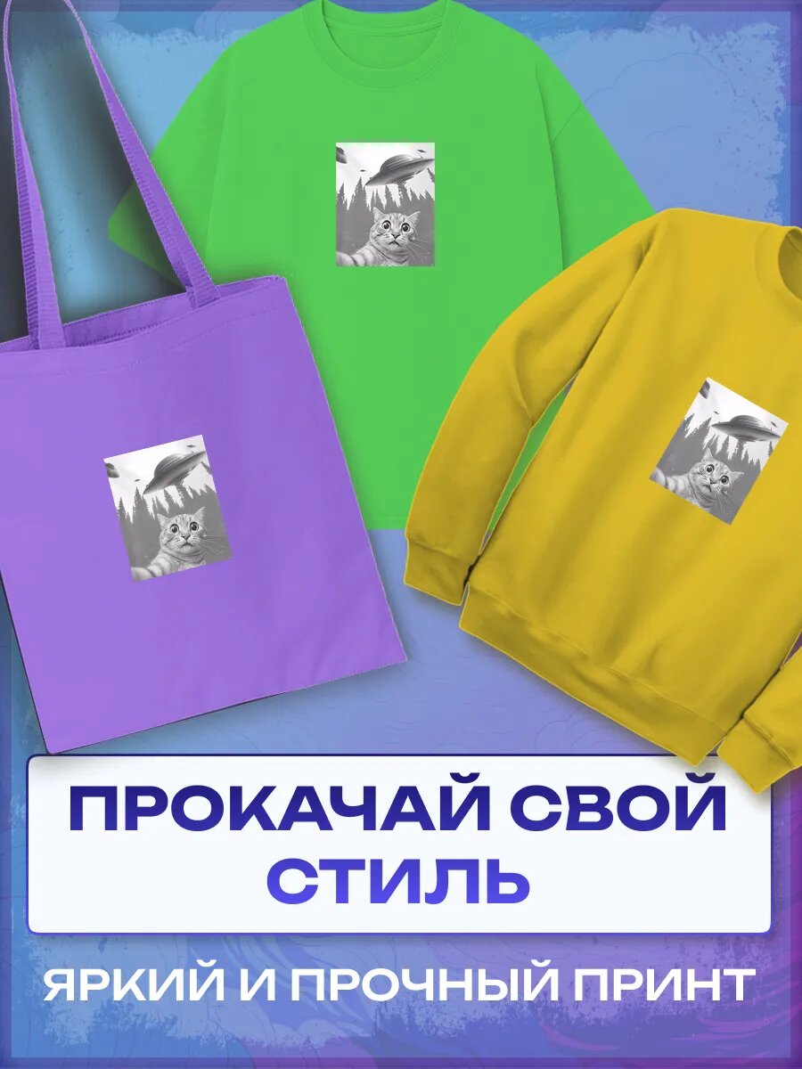 Термонаклейка НЛО — фото 1