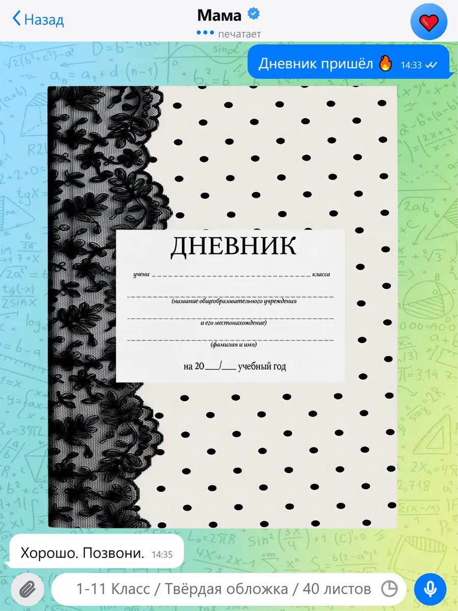 Школьный дневник с принтом y2k pinterest