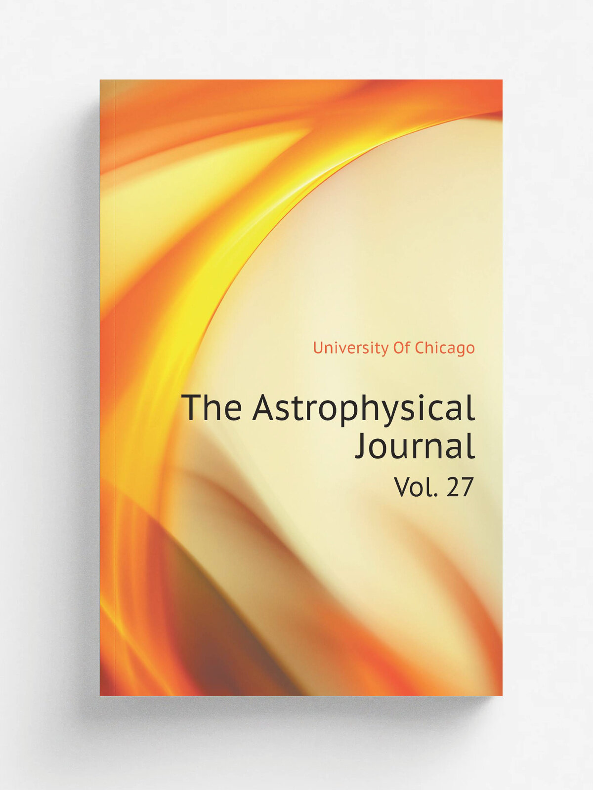 The Astrophysical Journal. Vol. 27