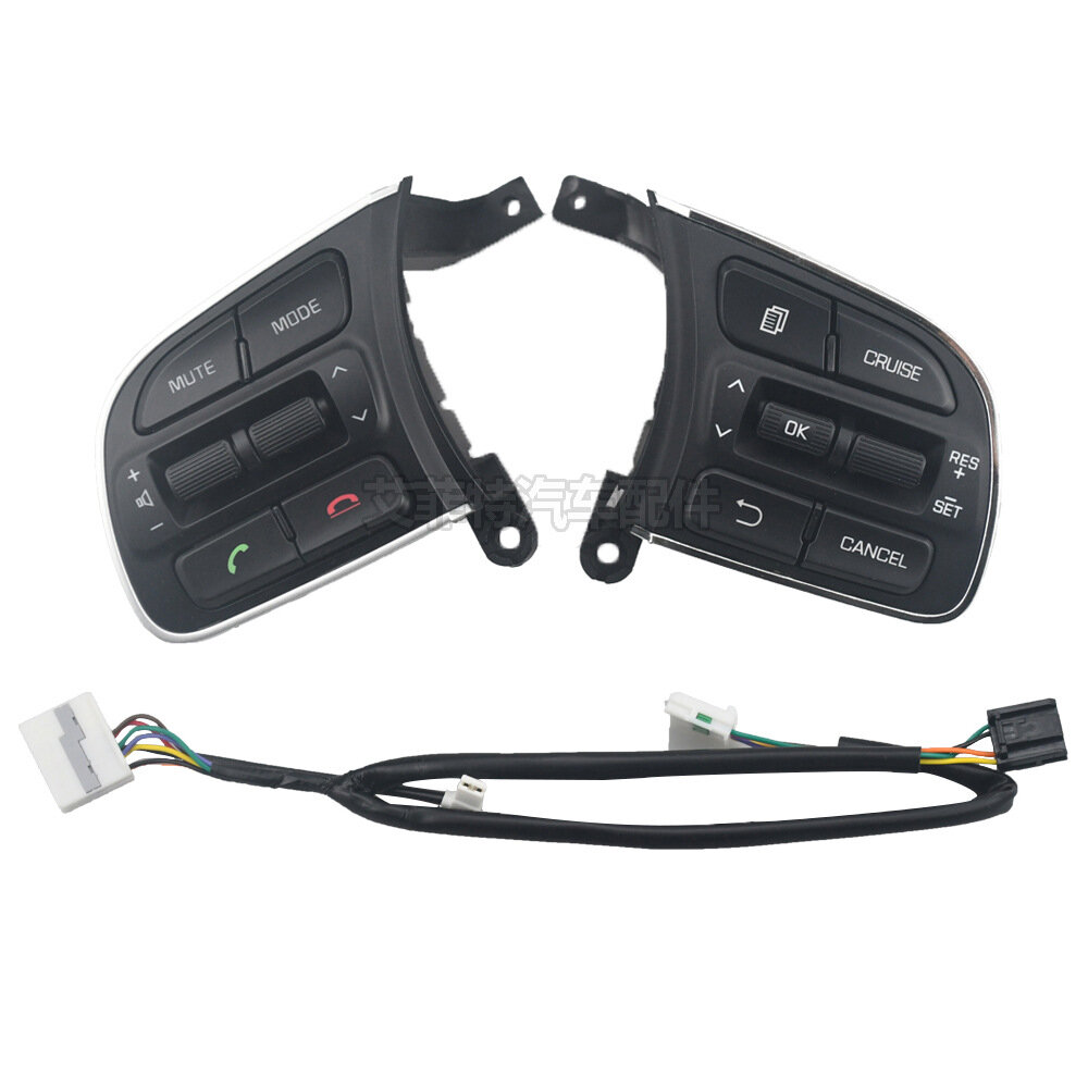 Комплект кнопок круиз-контроля и мультимедиа на руле 96710-D6020 для Kia K5 полный с проводами запчасть