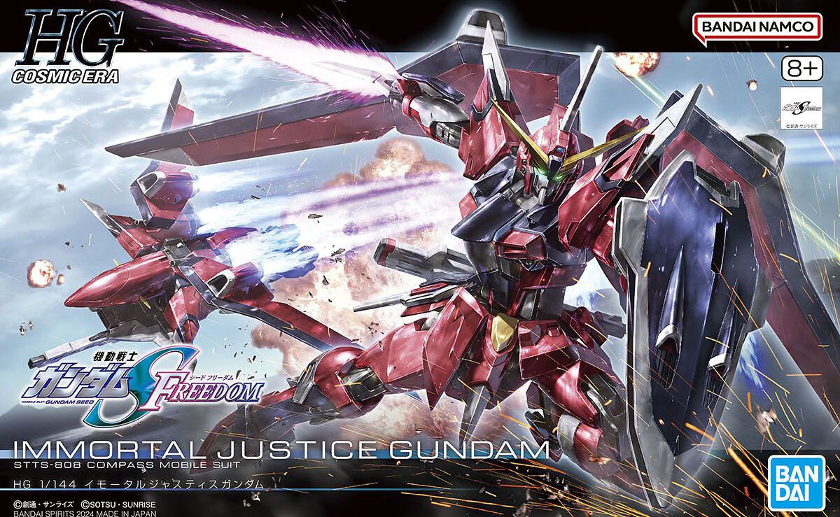 Сборка роботов BANDAI GUNDAM 1/144 HG Immortal Justice Gundam