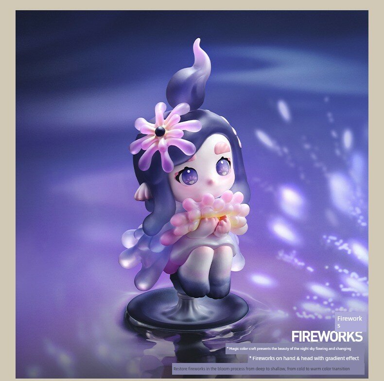 Chaka Lumina Sprite Series Pop Figure Blind Box: Fireworks, Нераспечатанный Пакет, Официальная Лицензия