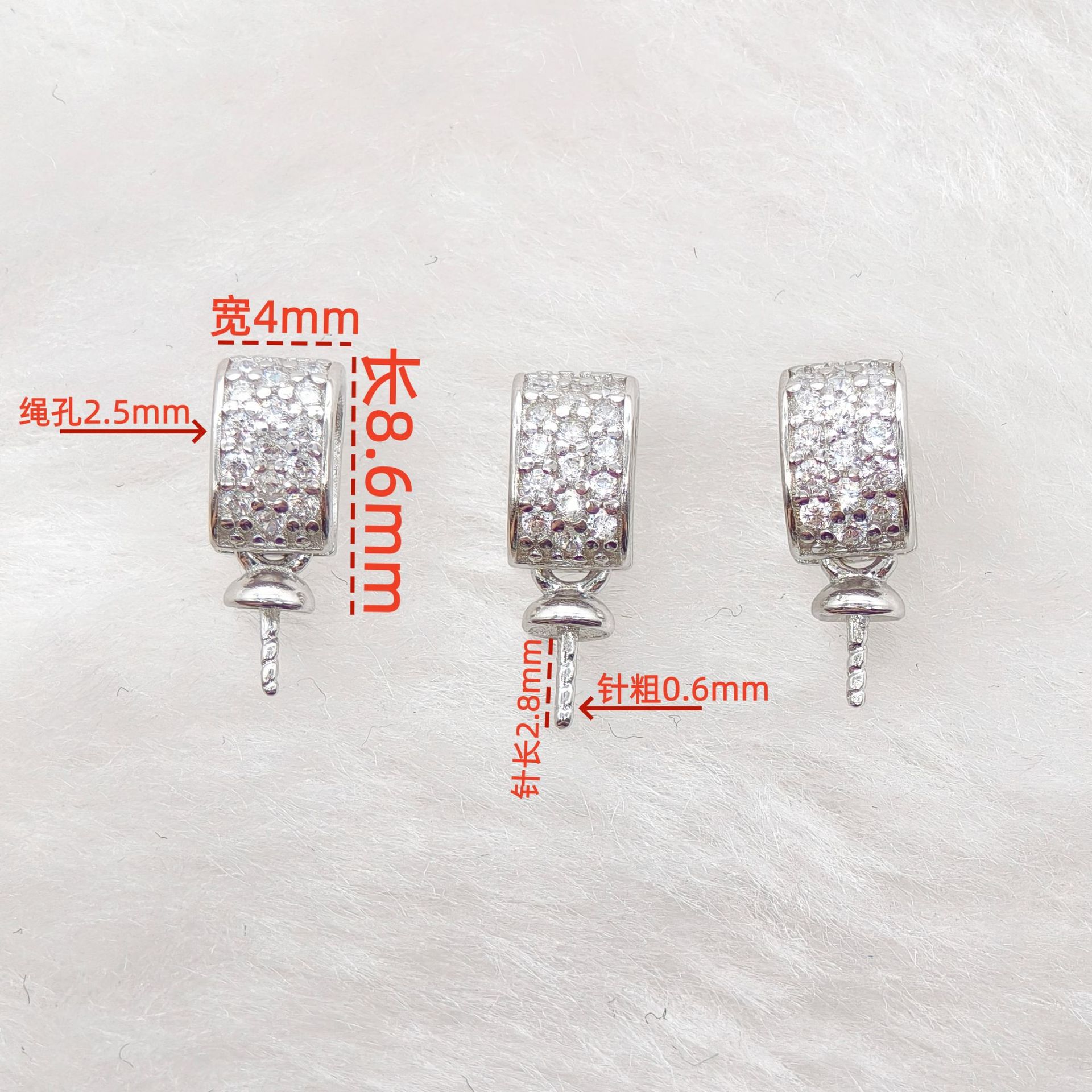 Серебряная застёжка S925 со звездным небом для янтарных, изумрудных и нефритовых подвесок, цепочка, ювелирная фурнитура