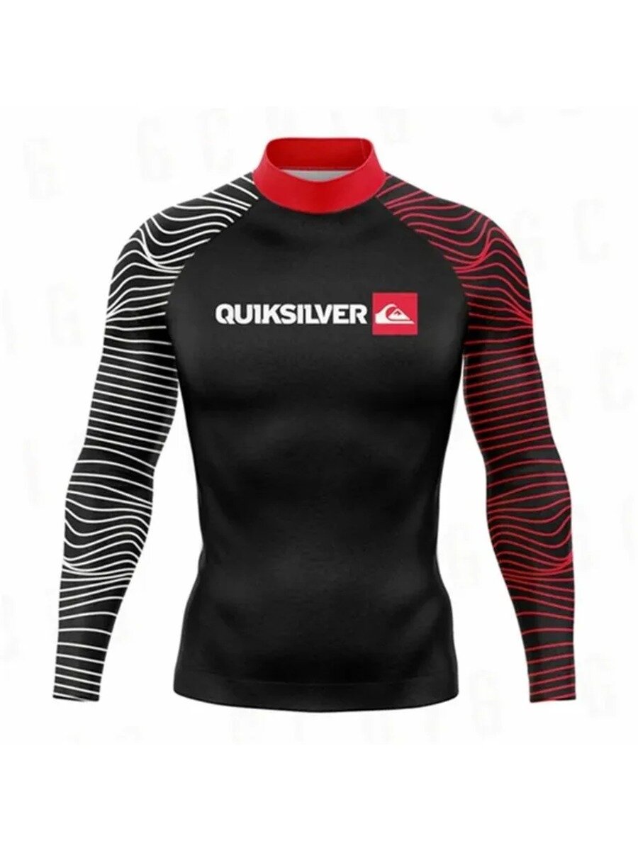 Quiksilver Гидромайка, размер: 60, Цвет красный, Тип Гидрокостюм