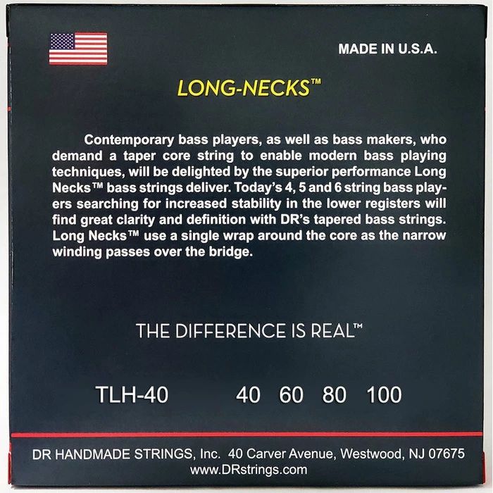 DR String TLH-40 Струны для бас-гитары
