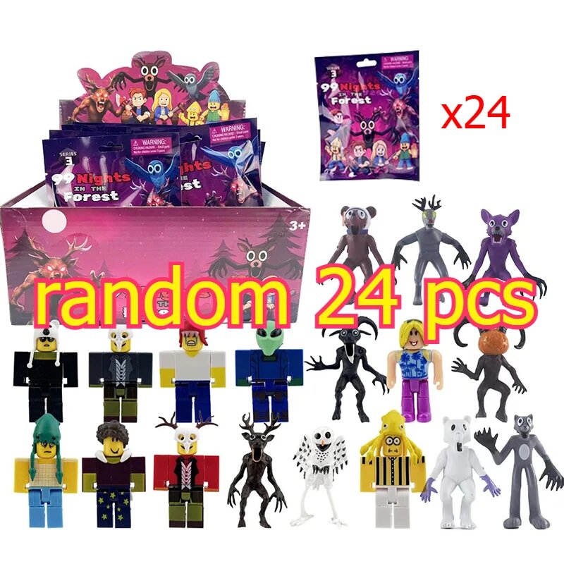 Фигурки Roblox 18 стилей random 24 pcs 1 set