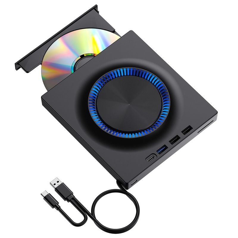 USB внешний оптический привод, портативный CD/DVD проигрыватель, устройство для записи, карта расширения, настольный