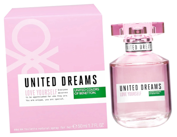Женский парфюм Бенеттон Дримс Лав Йорселф / Benetton United Dreams Love Yourself 50 мл