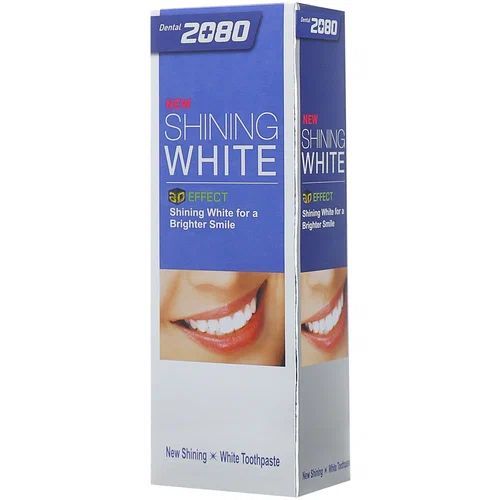 Dental Clinic Kerasys зубная паста 2080 Shining White Сияющая белизна (отбеливающая), 100г