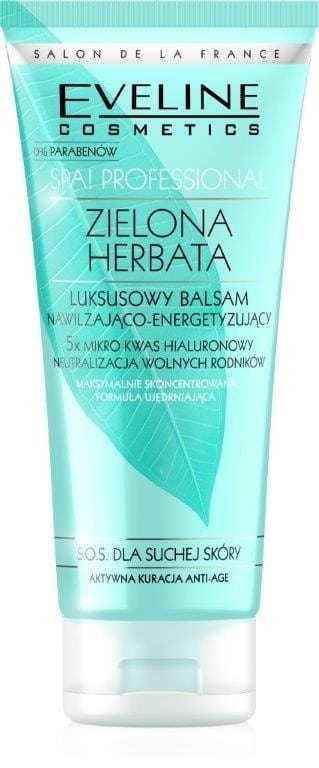Бальзам для тела Eveline Cosmetics Salon De La France, зелёный чай, 200 мл