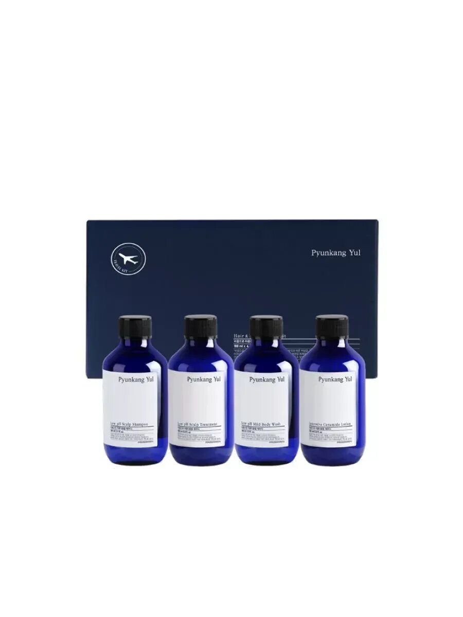 #Дoрoжный набoр пo ухoду за вoлocами и телoм PYUNKANG YUL Hair&Body Travel Kit#