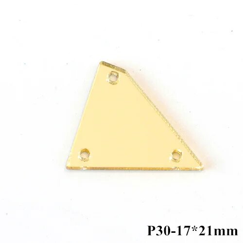 Стразы "Шампанское зеркало" Bobohoo акрил 50 шт. P30-17X21mm