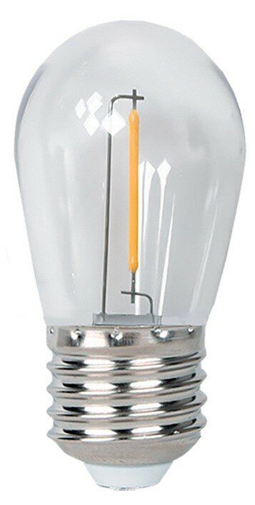 Лампа светодиодная Jazzway E27 1Вт 2700K PLED ECO S14 1w E27 2700K CLEAR