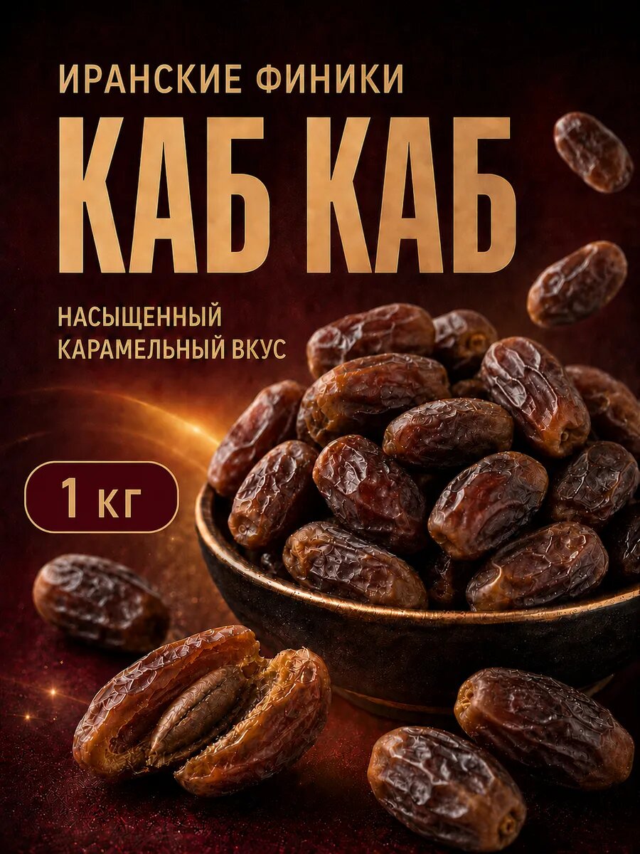 Финики Каб Каб иранские натуральные 1 кг