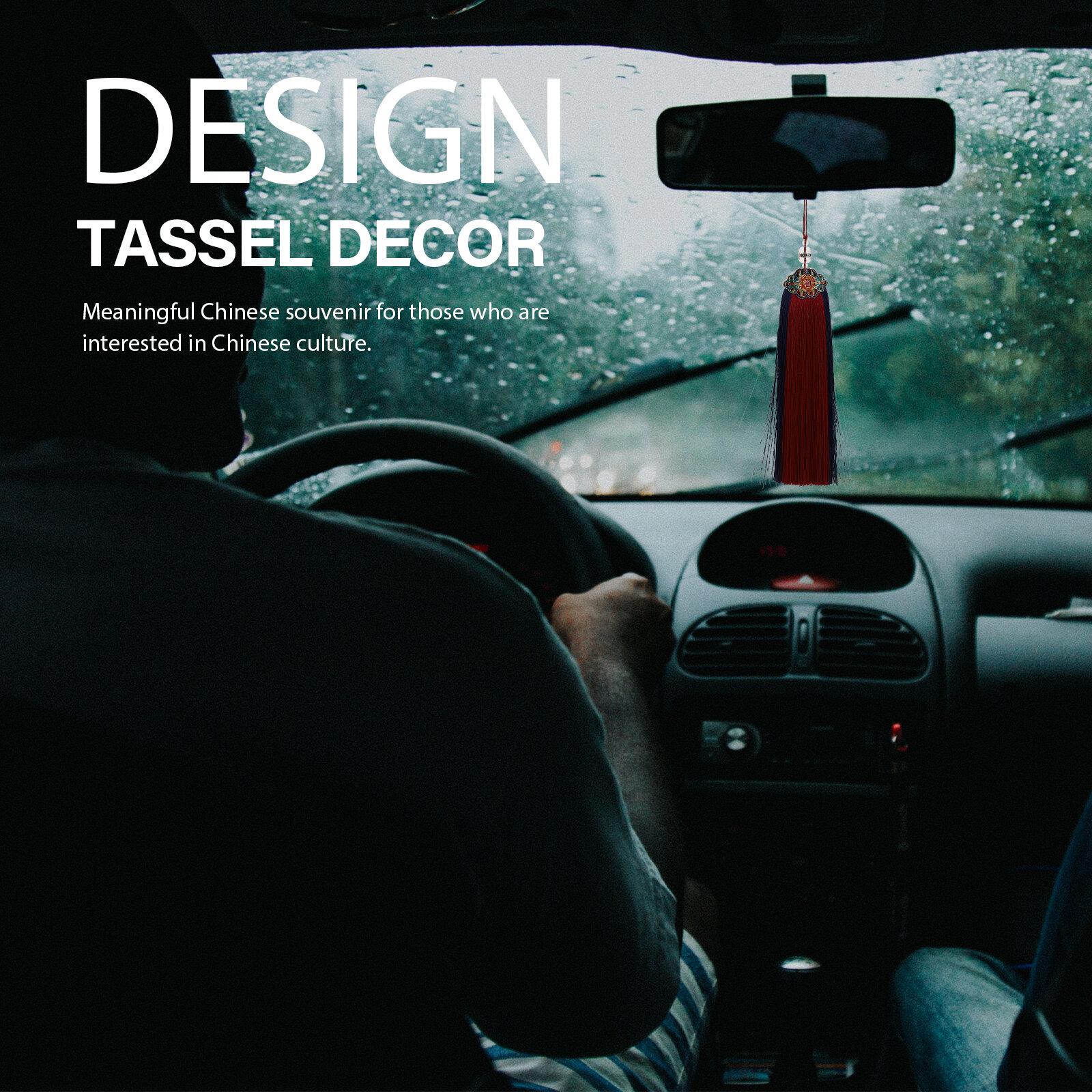 Китайские тassel для украшения интерьера, Automotive аксессуары 24x3 5 см