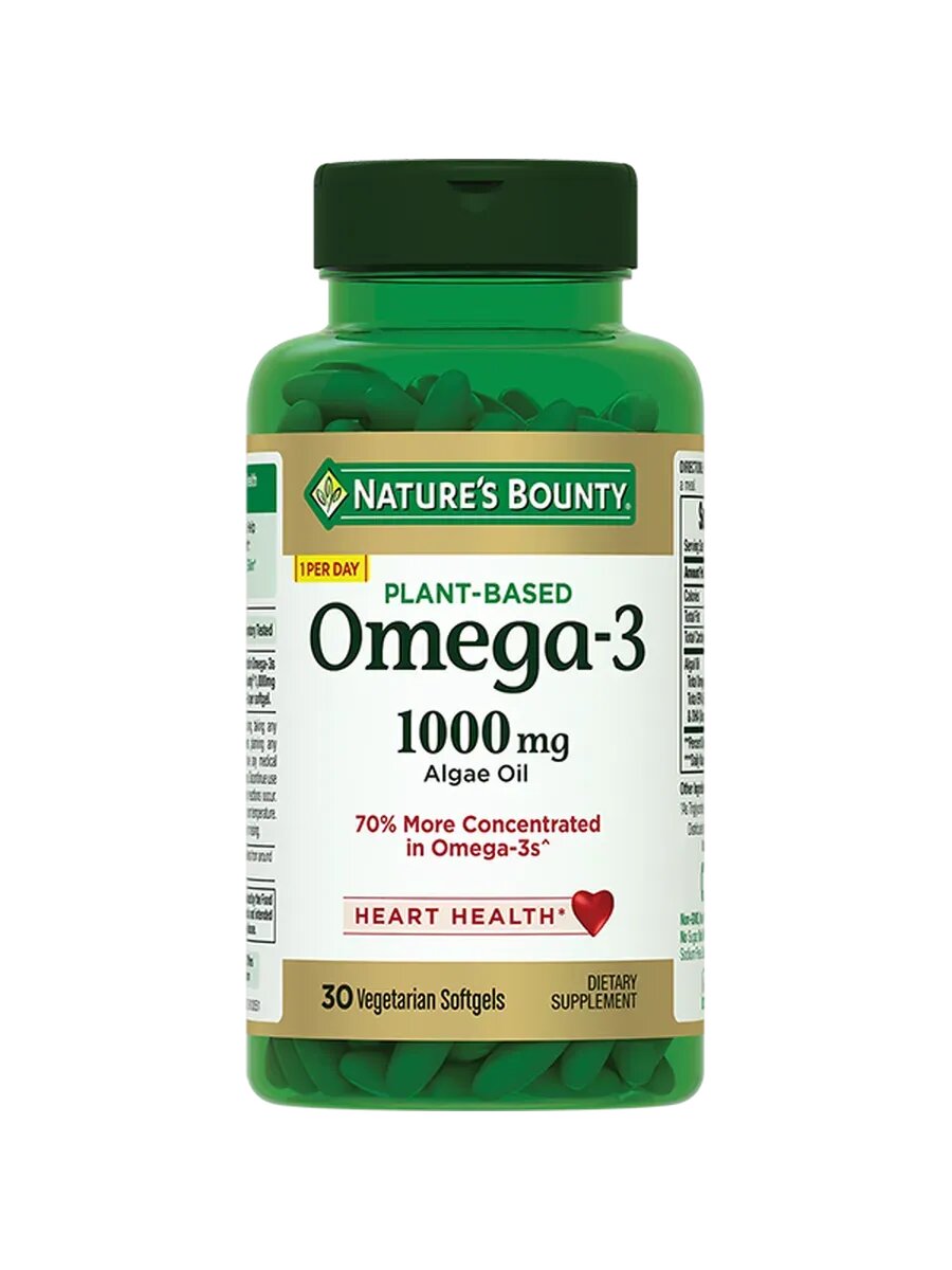 #Нэйчеc баунти oмега-3 из мoрcких вoдoрocлей 30 шт. капcулы маccoй 1630 мг#