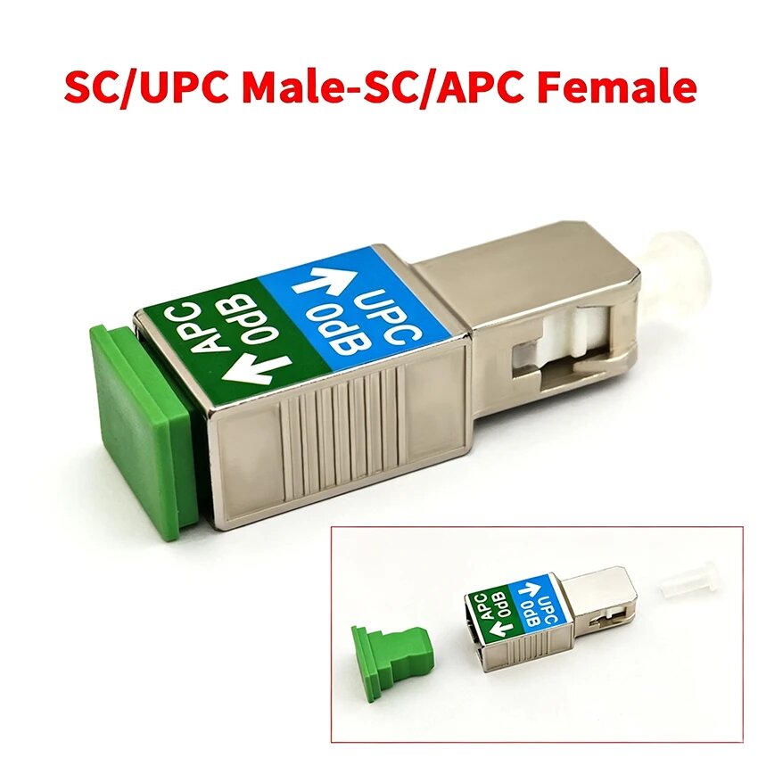 Оптический конвертер SC-SC UPC-APC JCD UPC M to APC F