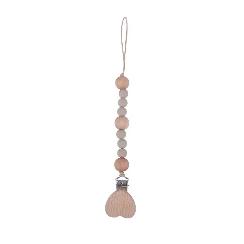 Деревянный прорезыватель Baby Pacifier Chain 2