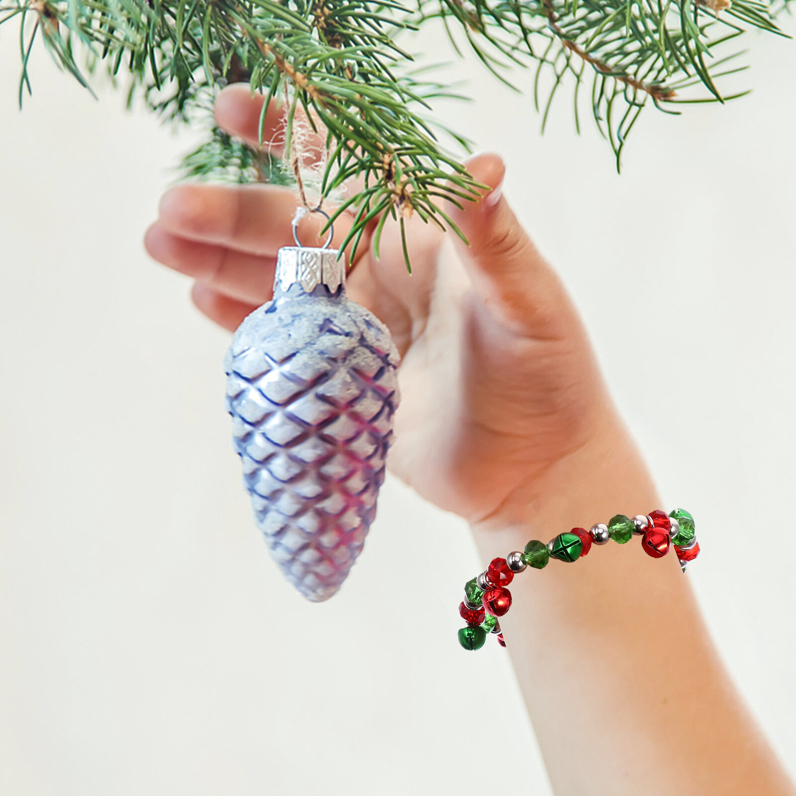 Браслеты С Christmas Подарок Ювелирные Изделия С Маленьким Колокольчиком 2 Штуки Для Женщин 7x5.5Cm