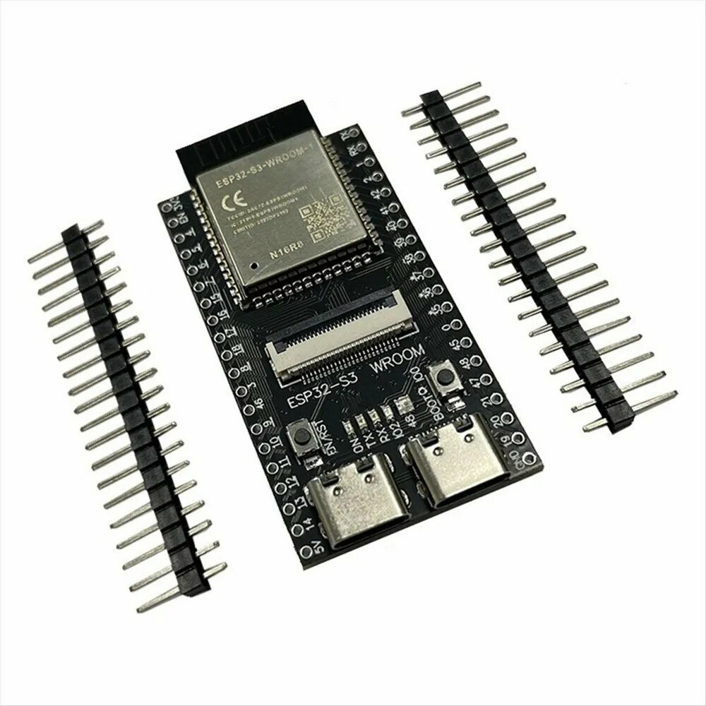 Плата разработки ESP32-S3 WROOM CAM с встроенным WiFi-модулем Bluetooth ESP32-S3-WROOM-1 N16R8, двойной интерфейс TYPE-C