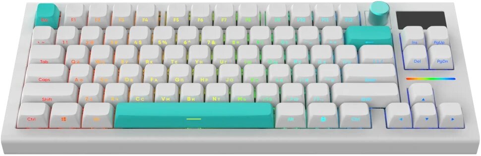 Клавиатура проводная + беспроводная IO by Red Square Type 84 Pro, механическая, белый