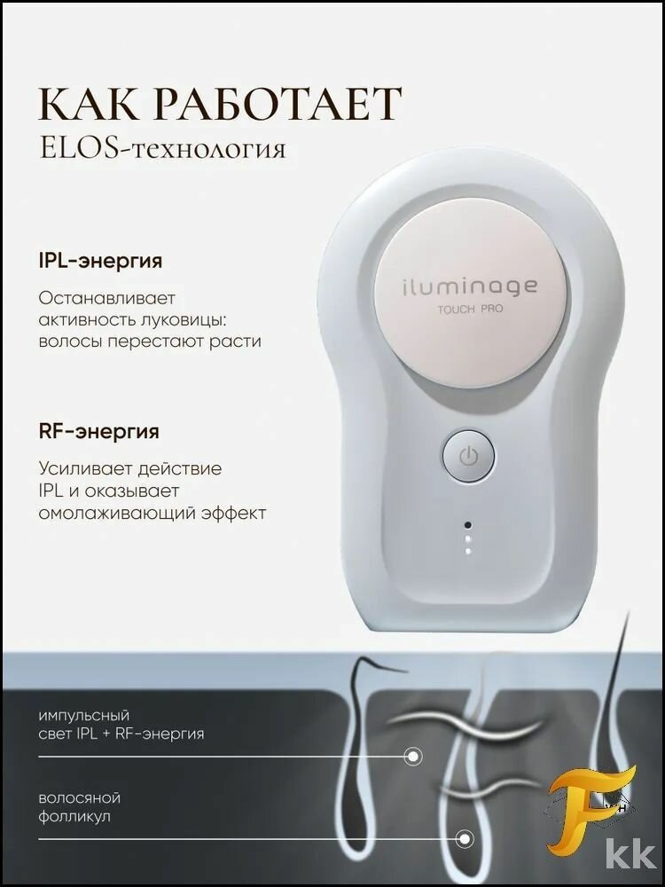 Эксклюзивный лазерный эпилятор iluminage Precise Touch Pro с elos технологией и функцией омоложения кожи