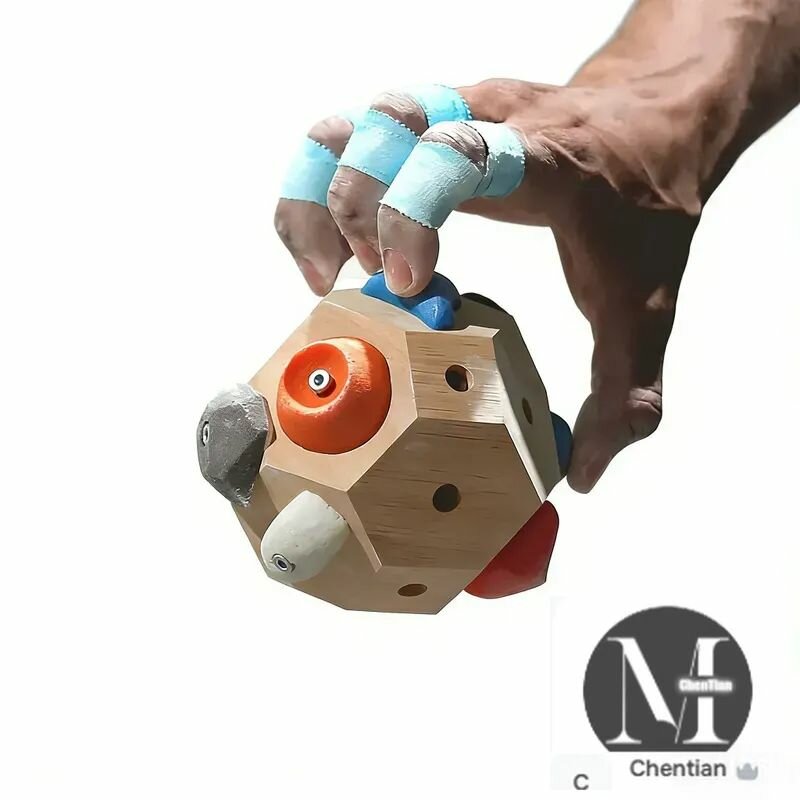 Деревянный фингерборд Handcrafted Boulder Block для скалолазания дома