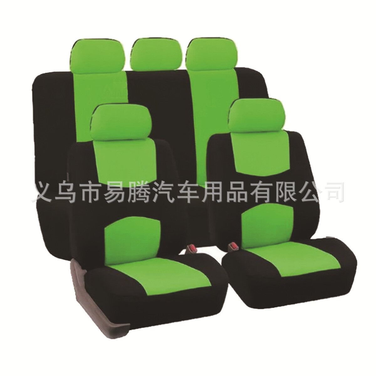 Чехол для сидений Four Seasons Cross-Border YT, универсальный, зеленый, 9 частей