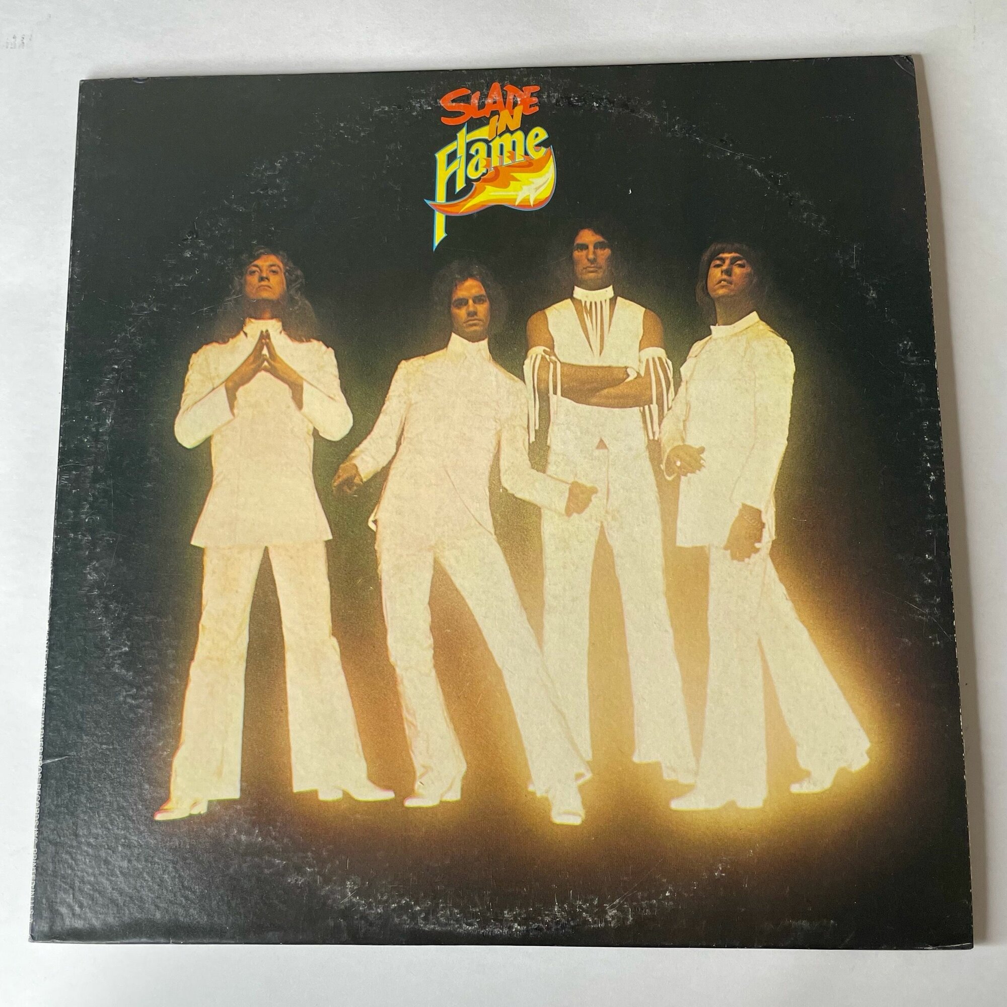 Винтажная виниловая пластинка LP Slade, Slade In Flame (США 1975)