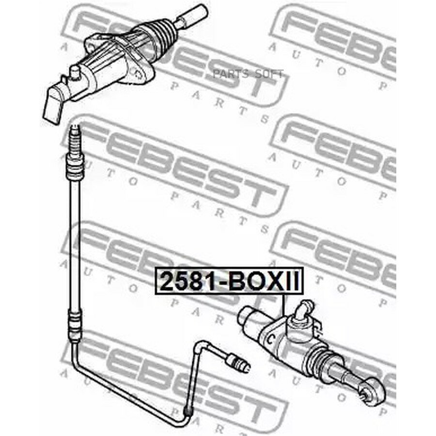 FEBEST 2581BOXII Цилиндр сцепл. глав. CITROEN JUMPER/FIAT DUCATO/PEUGEOT BOXER 94-