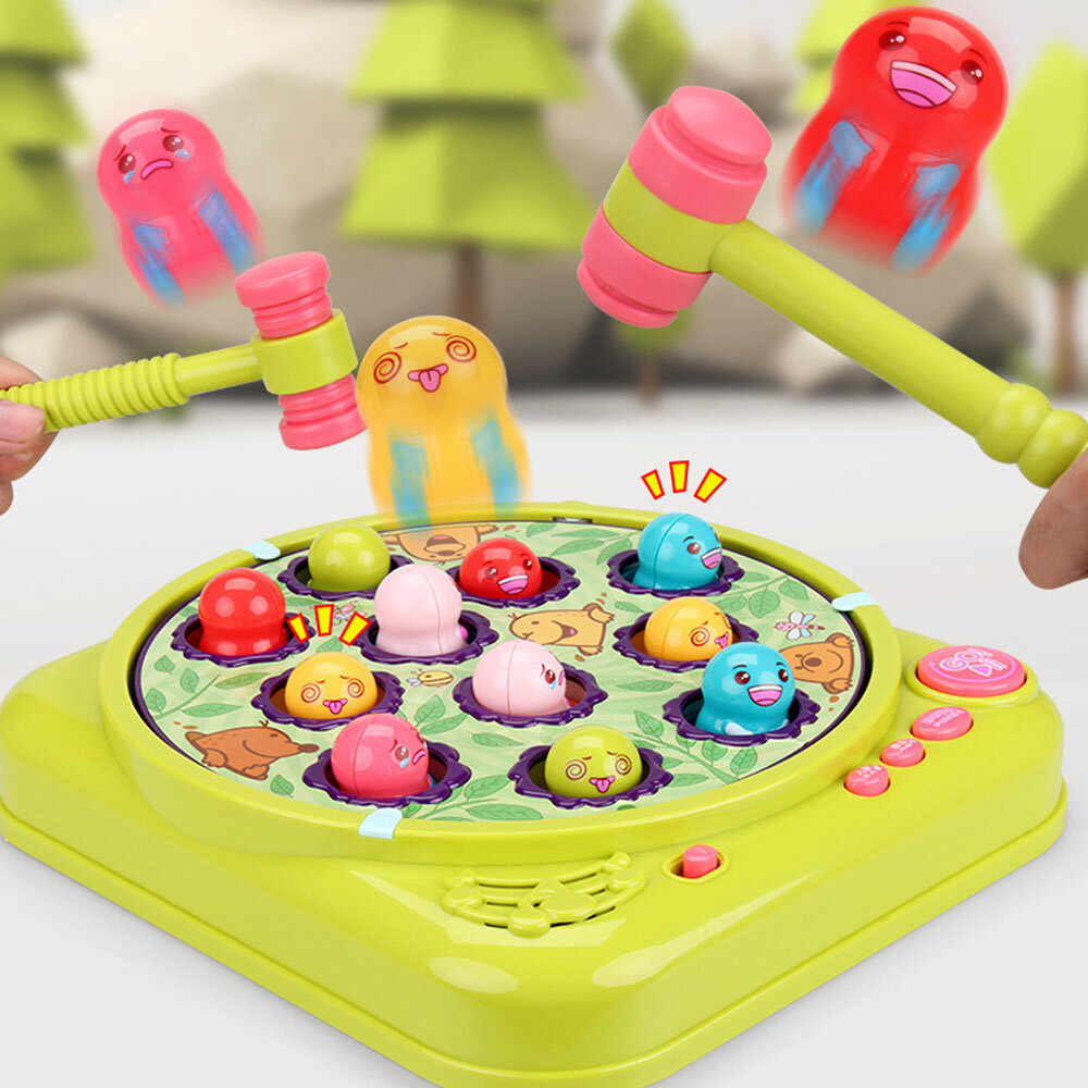 Интерактивная игра Ударь крота , развивающая игрушка, подарок на день рождения, 2 уровня скорости, д