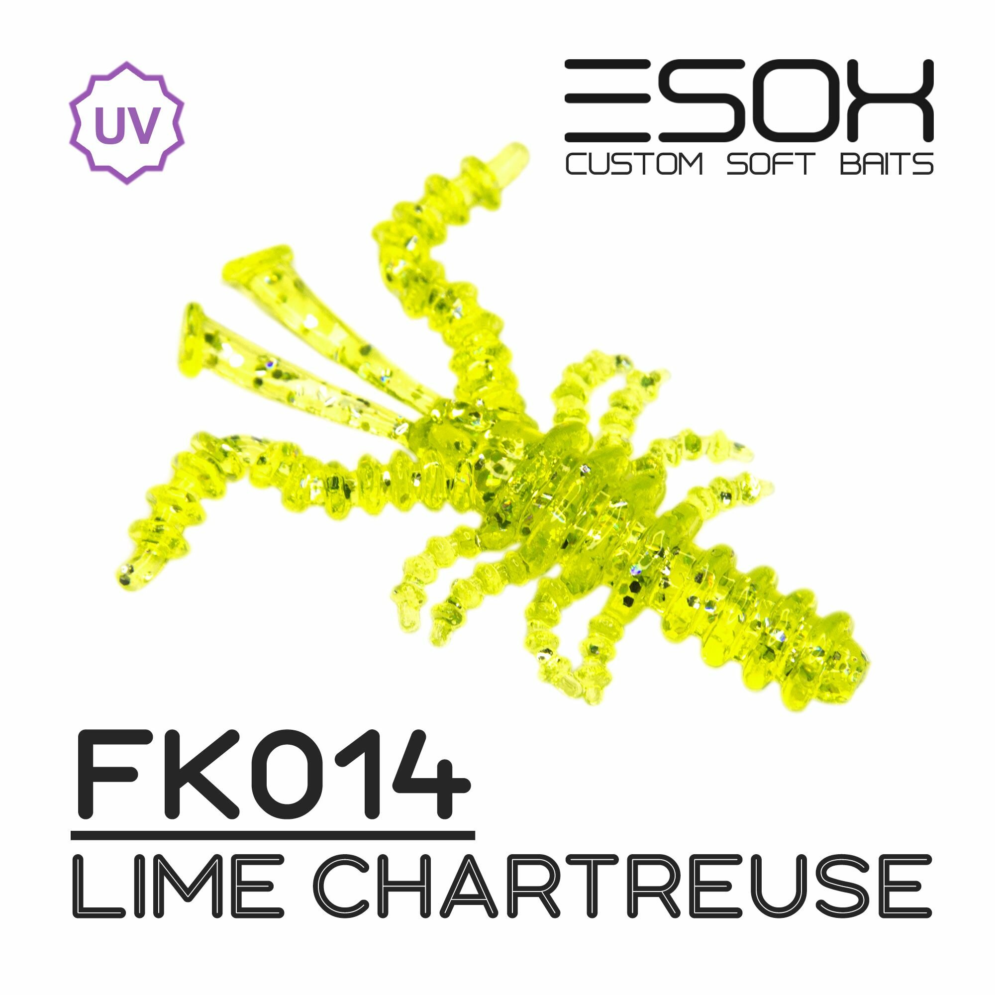 ESOX Musya 1.4" (35мм) 9шт. / Мягкая приманка для рыбалки