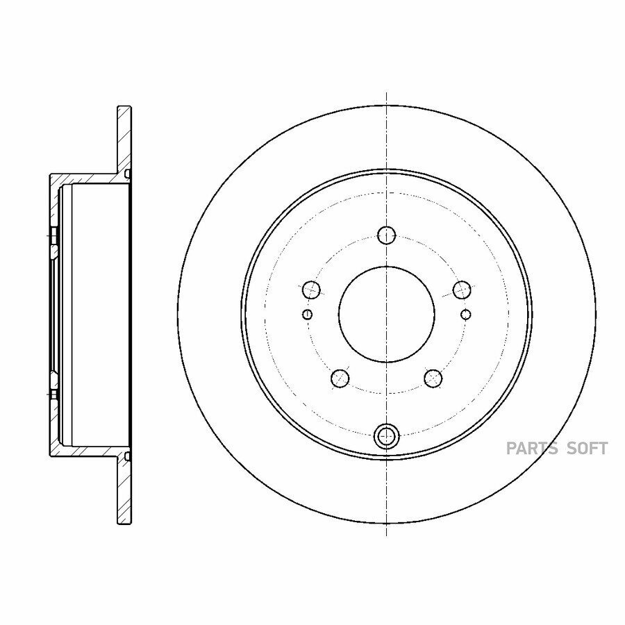 GR01783 G-BRAKE Диск тормозной G-brake GR-01783 G-BRAKE GR01783 | цена за 1 шт