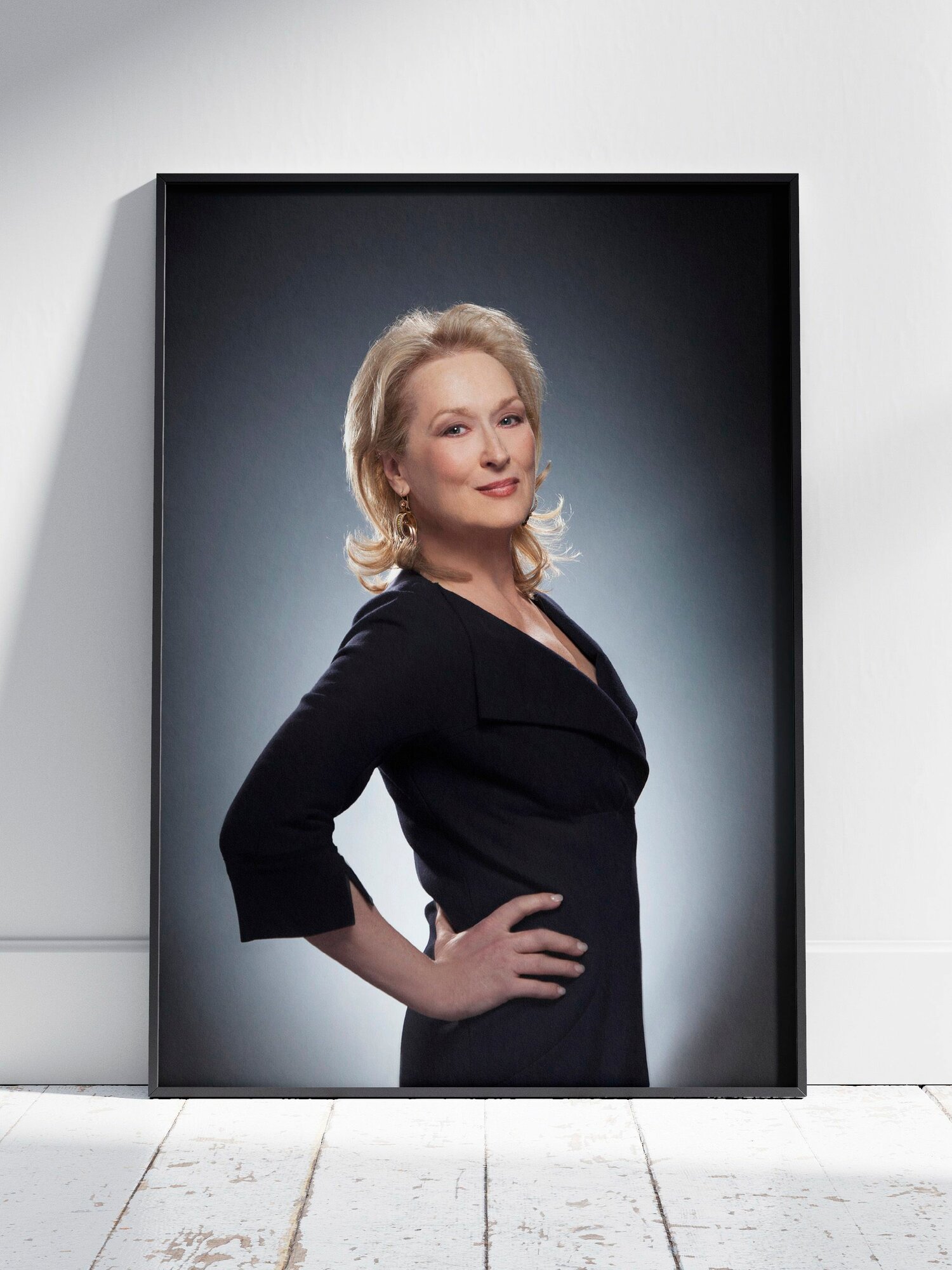 Плакат на стену для интерьера Мэрил Стрип (Meryl Streep 15) - Постер по актеру фильма, кино, сериала формата A4 (21x30 см)