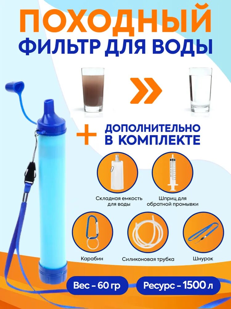 Фильтр для воды походный туристический
