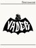 Термонаклейка для одежды и аксессуаров DTF-печать Vader batman
