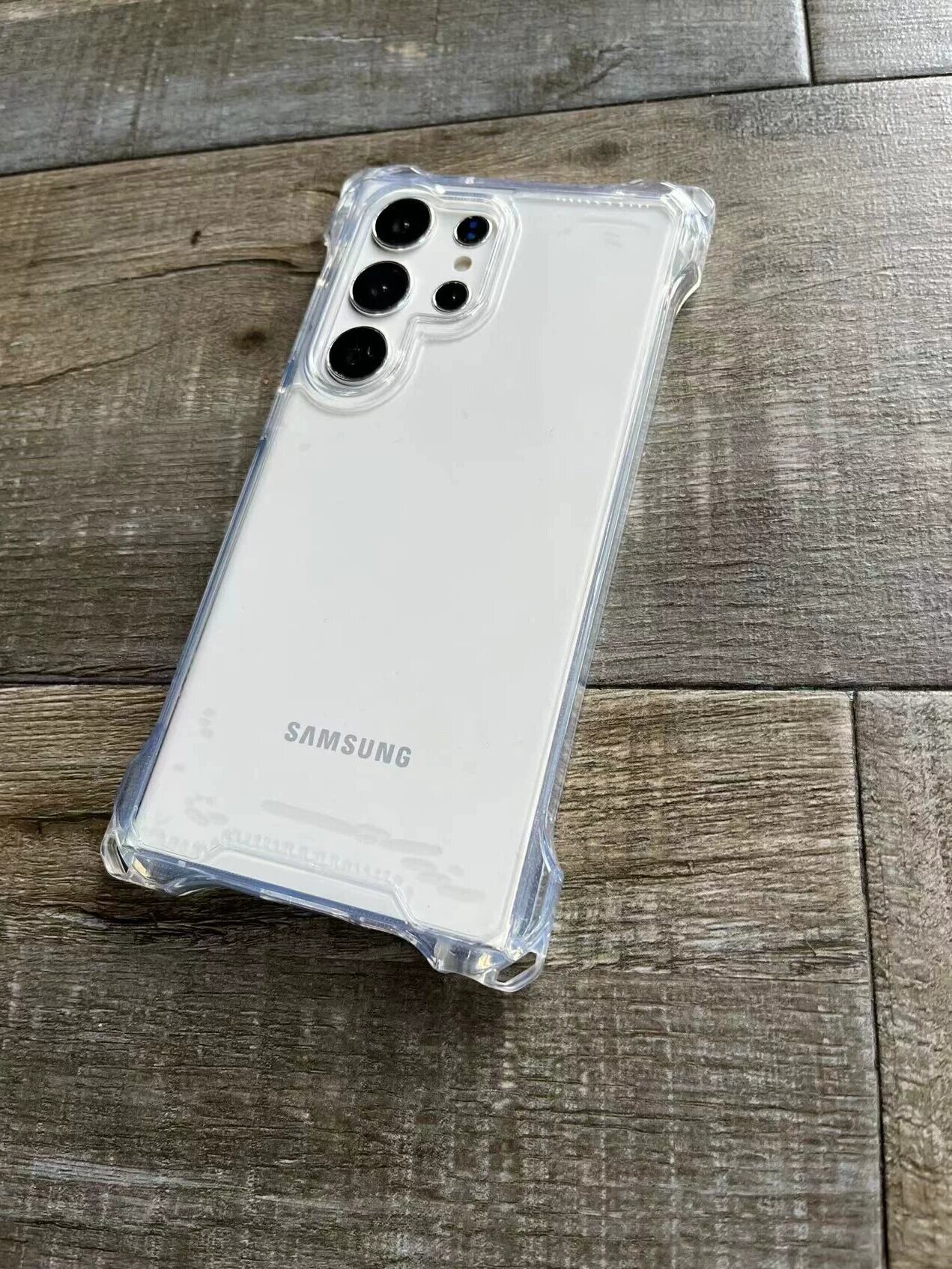 Чехол для Samsung Galaxy A56 с угловыми вырезами и прозрачной рамкой, прозрачная защитная оболочка для модели A56