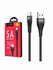 Кабель USB - Type-C HOCO U53 5A (черный) 1.2m
