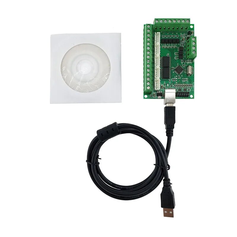 CNMAWAY Driver Board ЧПУ USB MACH3 5V, 100 кГц, Green Board, 5 axis — фото 1