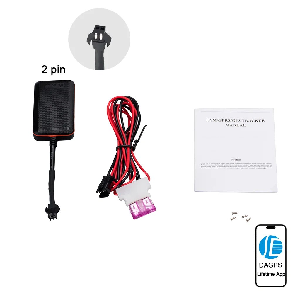 GPS трекер TK108 2pin без батареи