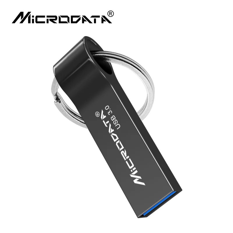 Высокоскоростной мини-флеш-накопитель USB 3.0 16 ГБ, 32 ГБ, 64 ГБ, 128 ГБ, водонепроницаемый металлический флэш-накопитель USB, брелок для ключей, палочки для памяти