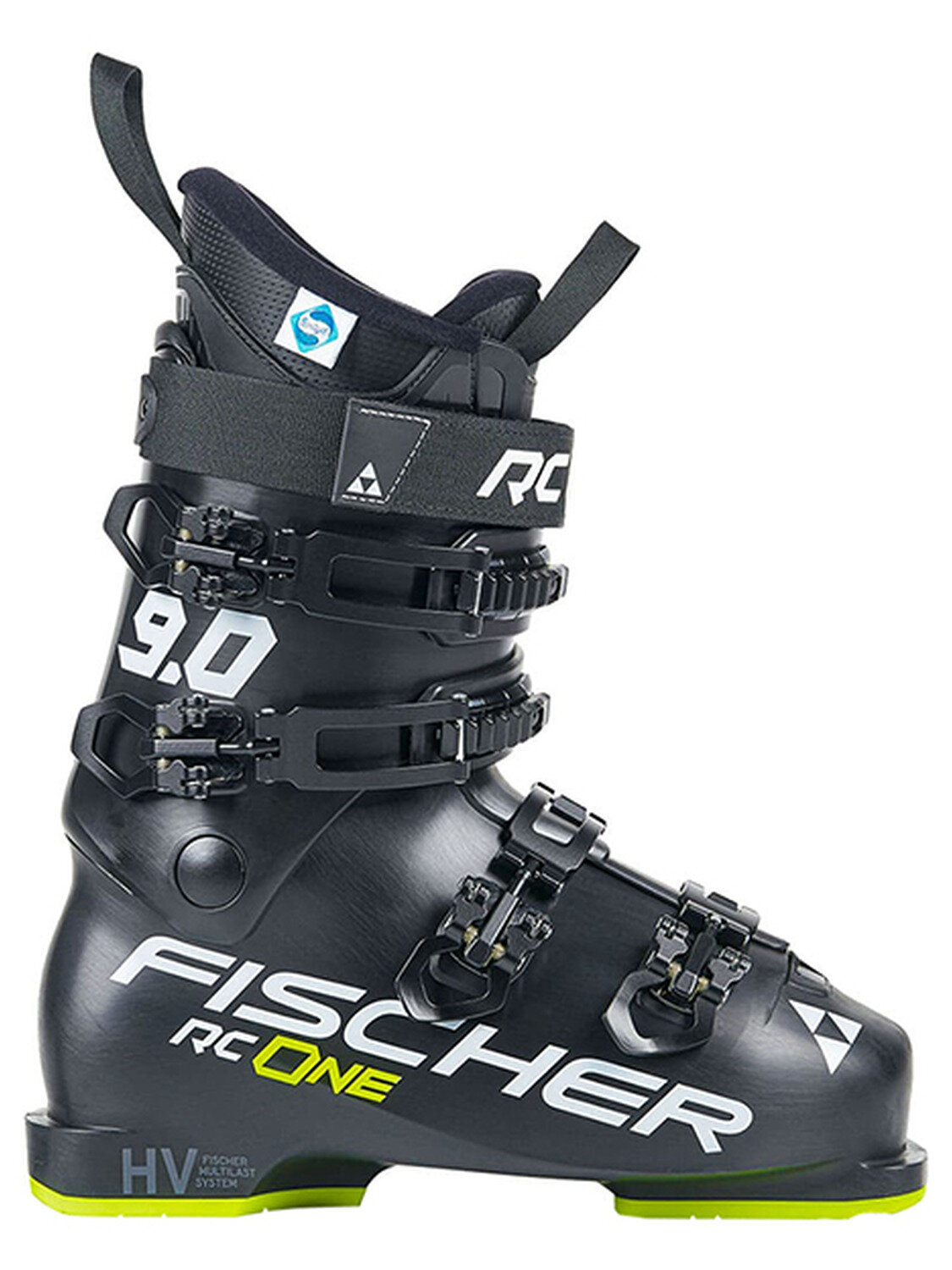 Горнолыжные ботинки Fischer RC One 9.0 Yellow Black 24/25 , для мужчин , черный