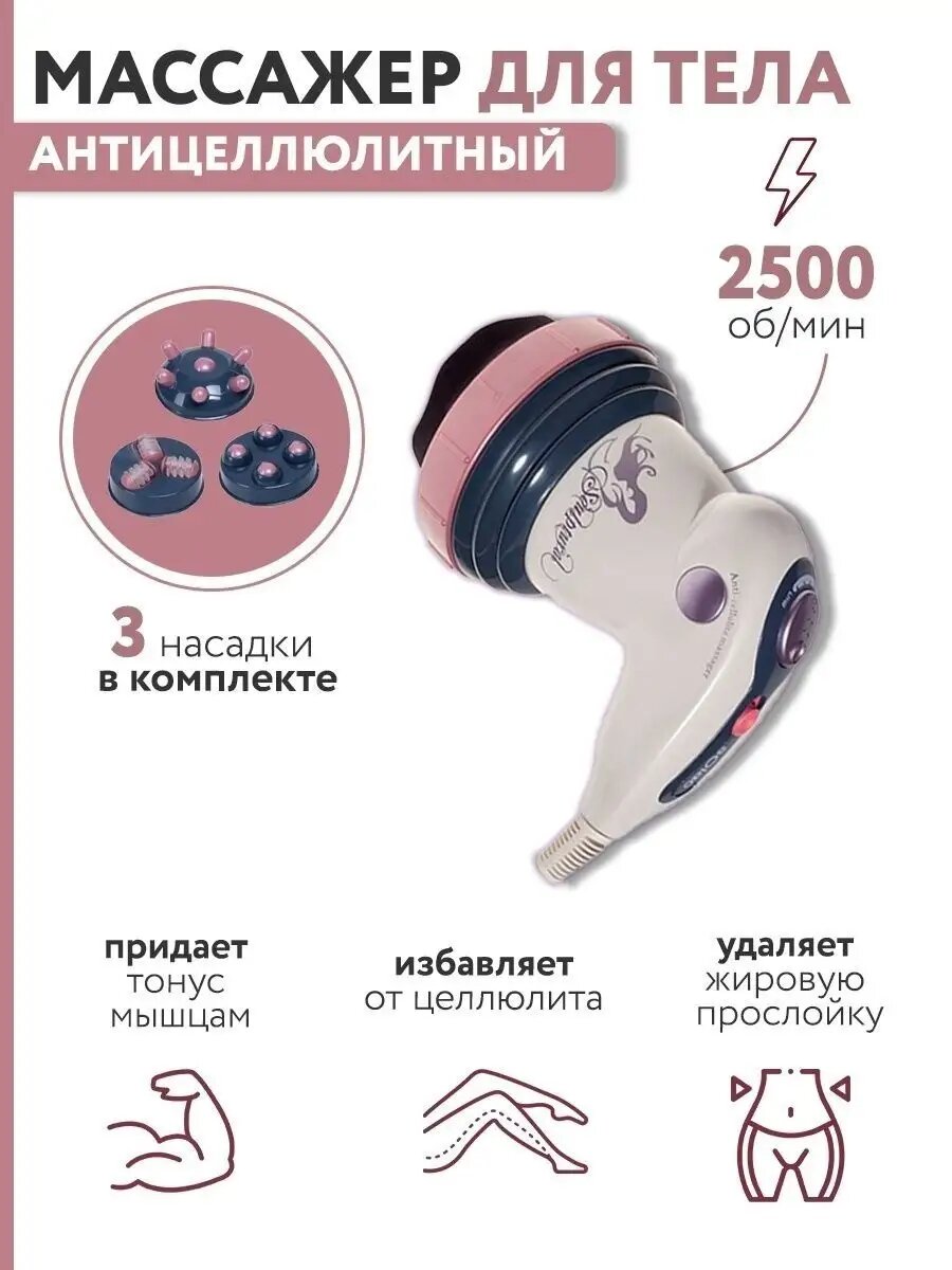 Массажер антицеллюлитный для тела Антицеллюлитный массажер для коррекции фигуры и тела