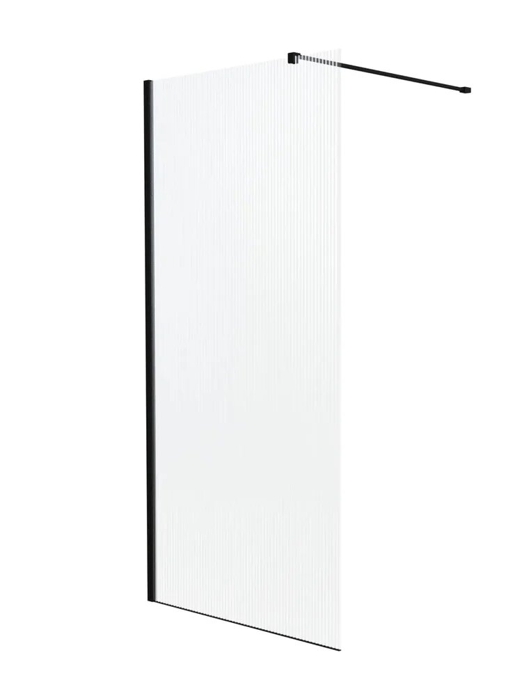 Душевая перегородка Knotlor Velum Ripple WI100 100 см, стеклянная