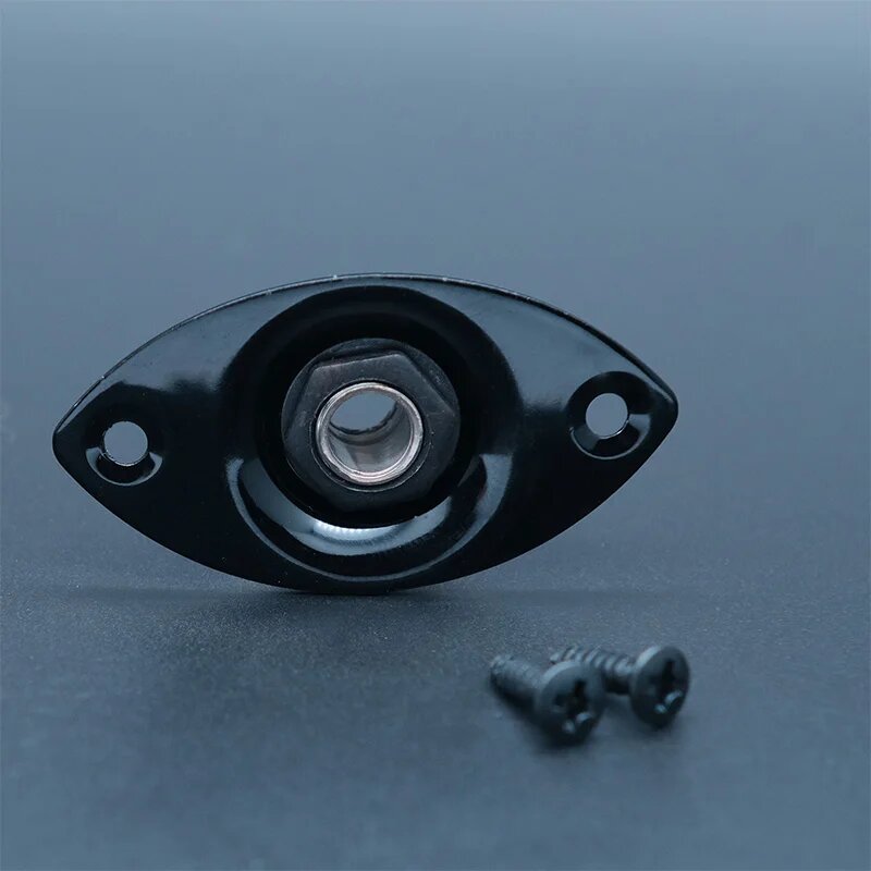 Металлический разъем для гитары 1/4" Black