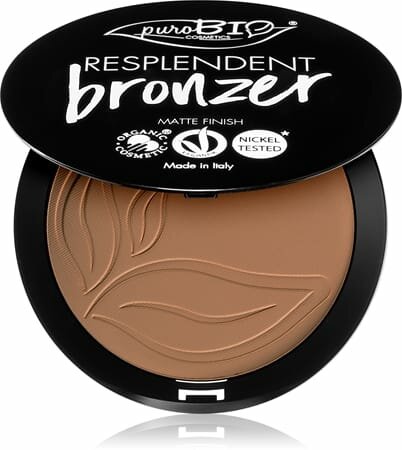 Бронзер PuroBIO Cosmetics Resplendent, оттенок Pale Brown, 9 г