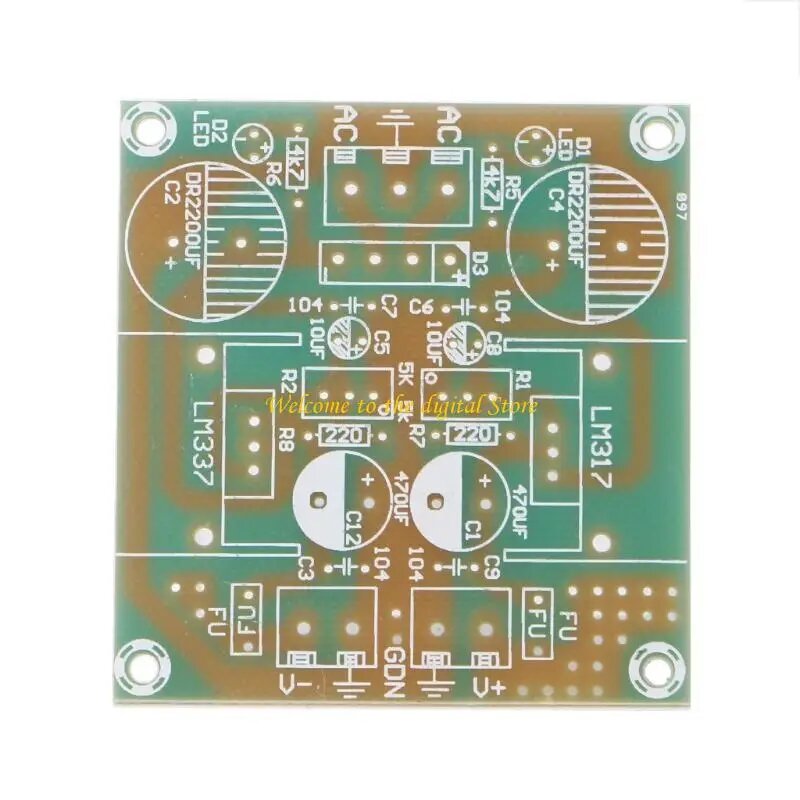 Crust Pro B95D Fused LM317+LM337 Двойной адаптер питания